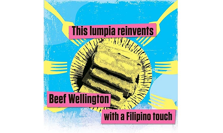 This lumpia reinvents Beef Wellington with a Filipino touch