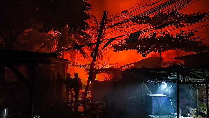 Fires hit Cebu, hundreds displaced