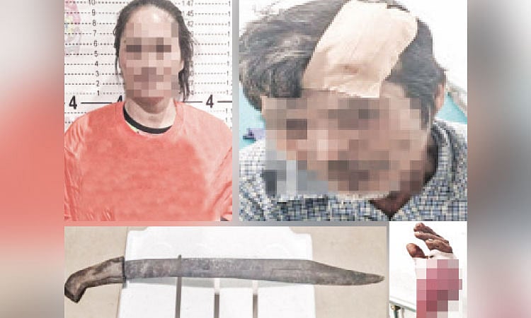 Papa gitigbas sa anak