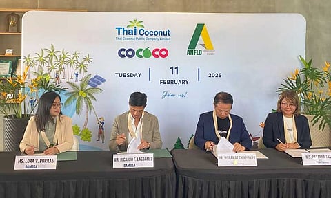Thai Coconut Company to Build Facility in Davao Norte