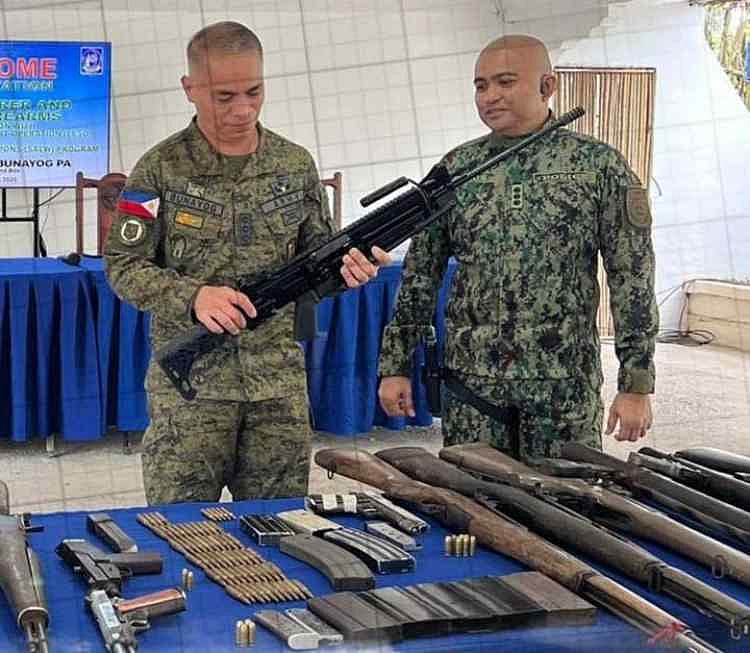 17 loose firearms surrendered in North Cotabato, Barmm
