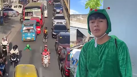 Viral ‘snail man’ surrenders to Consolacion police