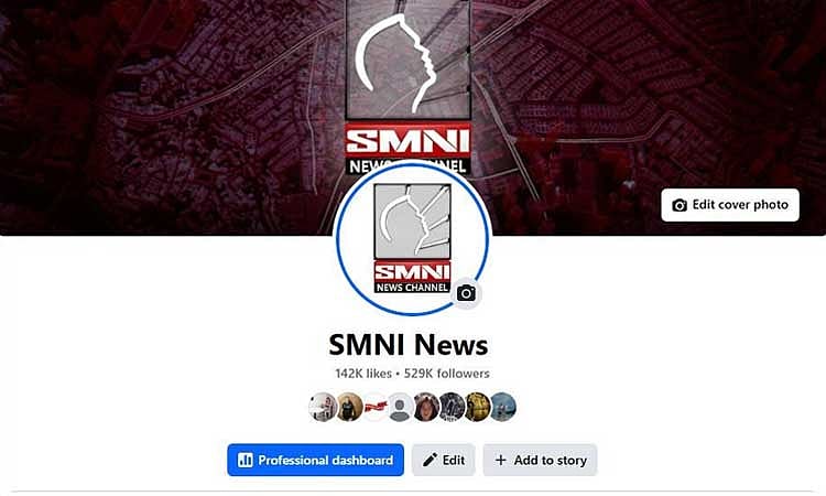 SMNI Facebook Page Removed from Platform