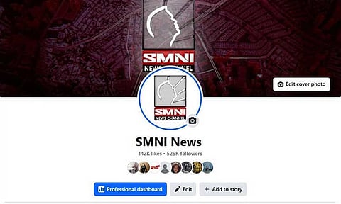 SMNI Facebook Page Removed from Platform