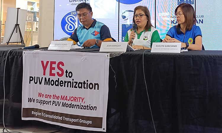 Davao Transport Groups Back Modernization Program