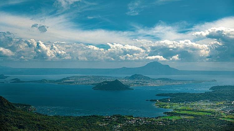 Sacks of skeletal remains recovered in Taal lake bed