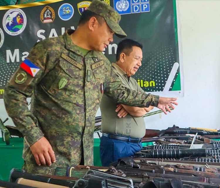 Basilan LGUs surrender 61 loose firearms