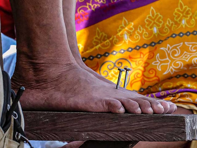 Bargayo’s final crucifixion reenactment