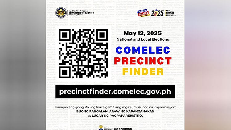 Comelec precinct finder now active