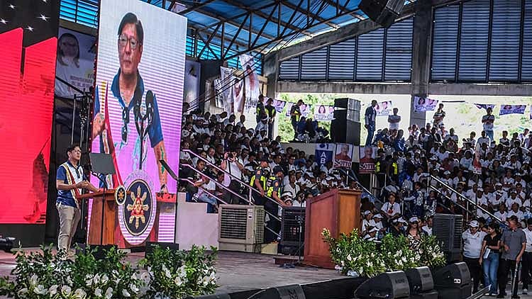 Marcos visit to Dumanjug peaceful, draws crowd of over 5,000