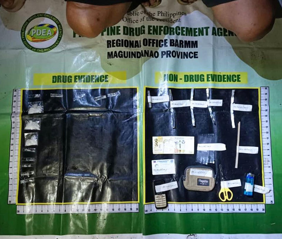 Drug den dismantled, 5 arrested in Cotabato City