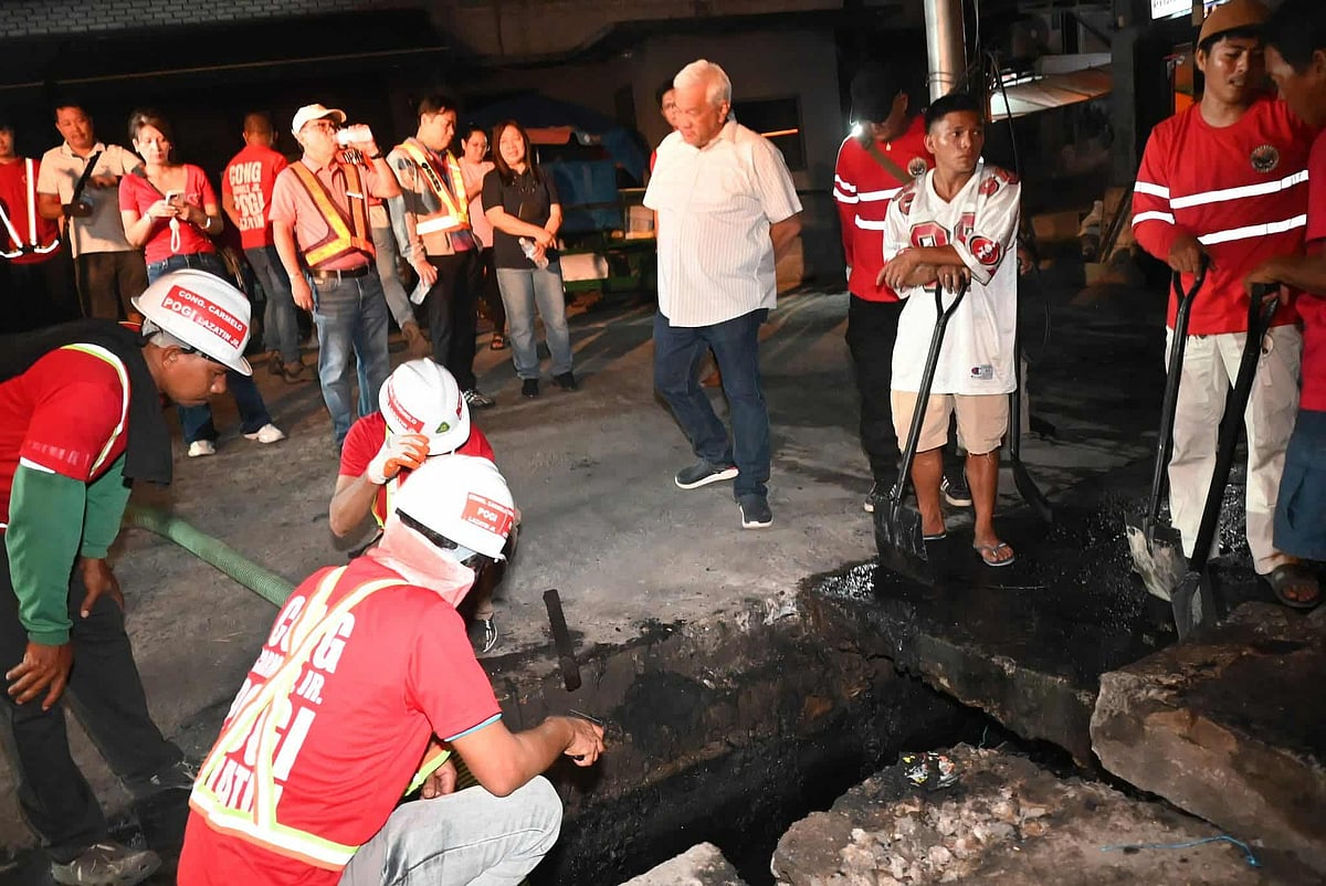 Cong Pogi leads declogging of Friendship Highway