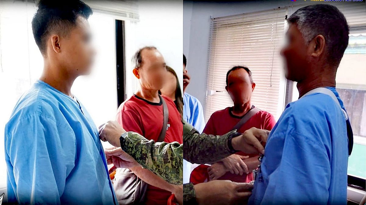 2 soldiers awarded Wounded Personnel Medal in Capiz