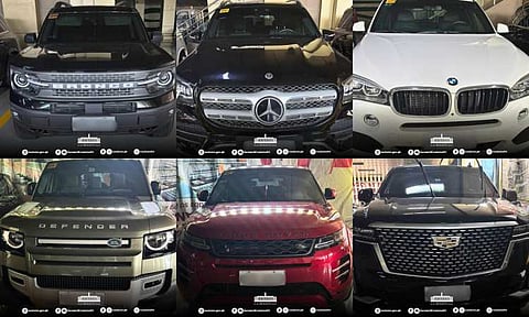 Customs secures all 28 luxury vehicles linked to Discayas