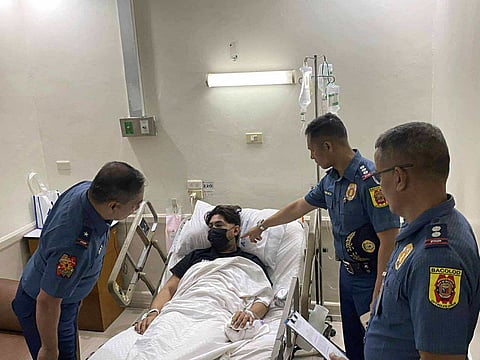 Ibay awards medal to wounded Bacolod City cop