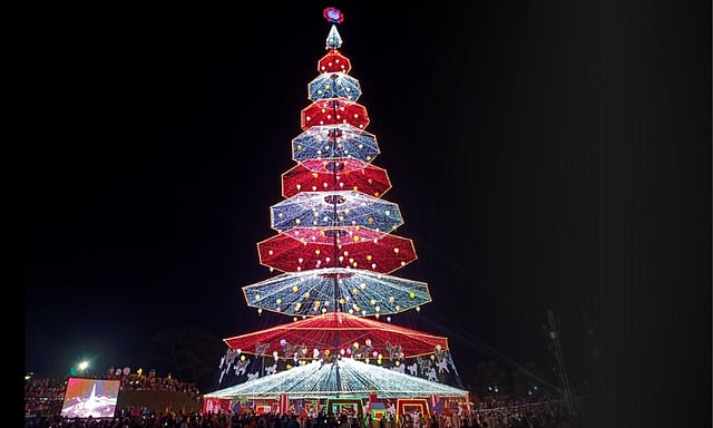 Tagum Lights 231-Foot Tallest Christmas Tree in Philippines