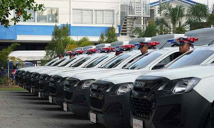 Davao City Gov’t Turns Over 35 New Vehicles to DCPO