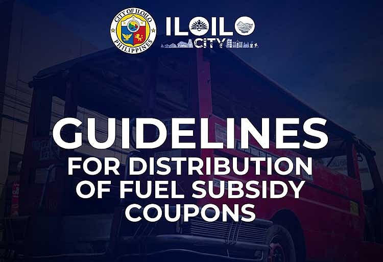 Iloilo City sets March 23 deadline for fuel subsidy coupons