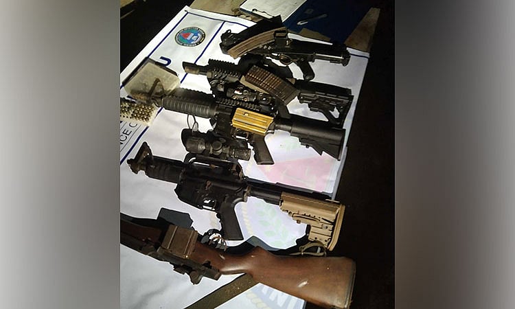 5 ka tag-as nga kalibre sa armas, mga bala nasakmit