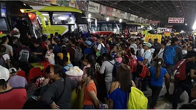 Davao City Terminal Sees Surge in Bus Trips During Holidays