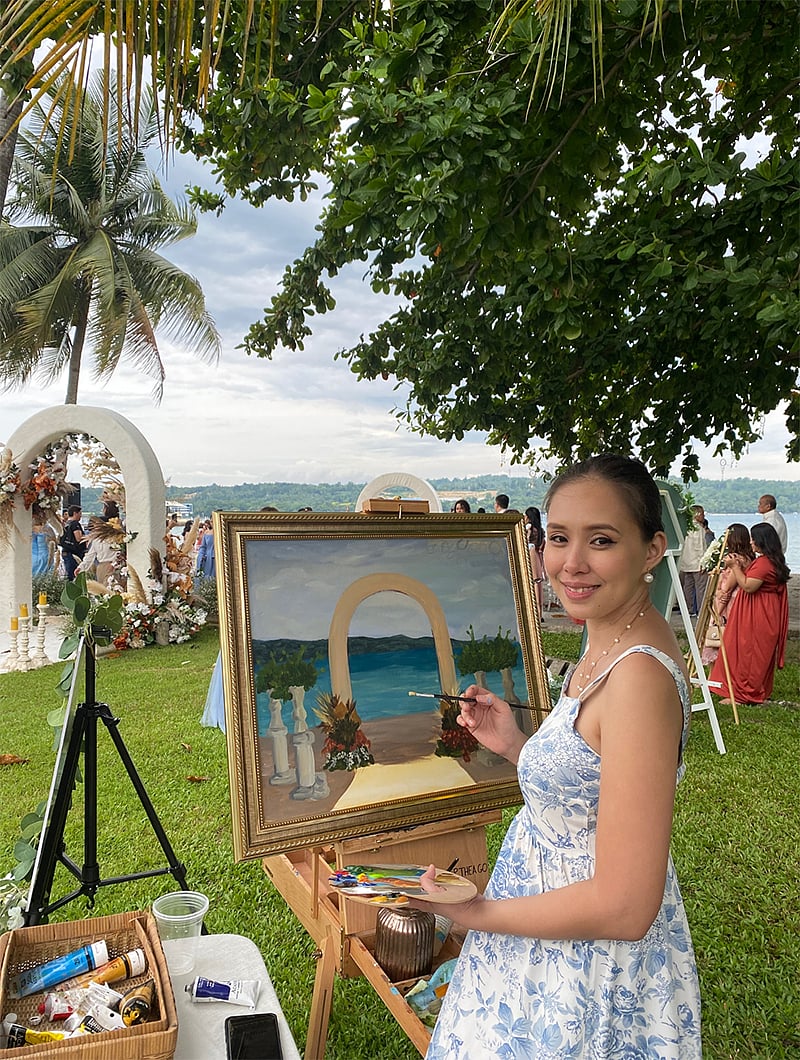 Live painting: Art right before your eyes