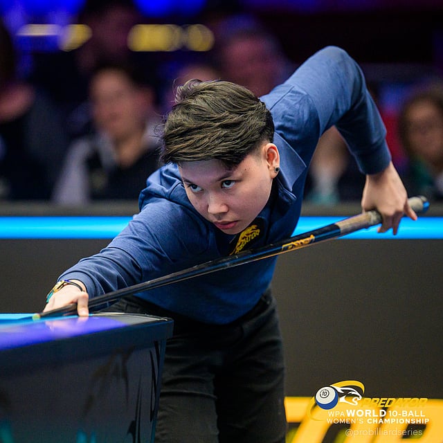 New women’s world 10-ball champion: Chezka Centeno of the Philippines