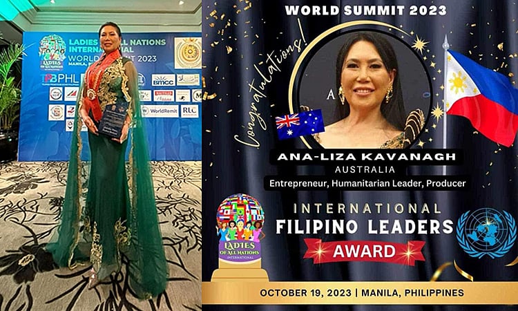 Cebuana Ana-Liza Kavanagh among awardees at LOANI World Summit in Manila