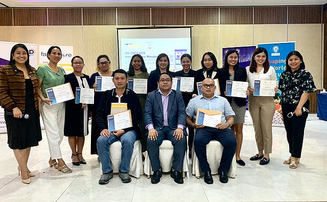 ECCP holds ISO 30414 HR management training