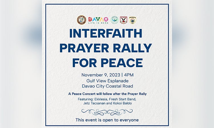Davao City Multicultural Prayer Rally for Peace: Promoting Interfaith ...