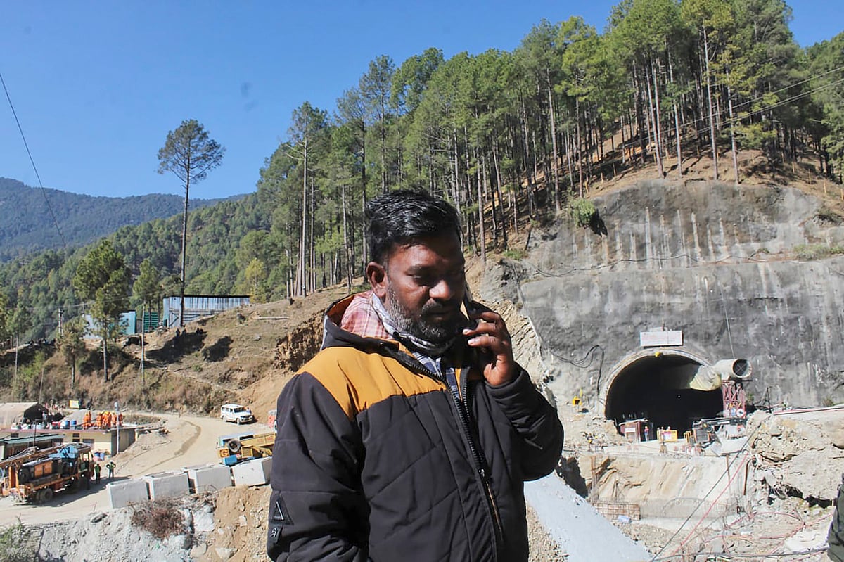 Rescuers use hand-held drills to free 41 workers trapped in an Indian ...