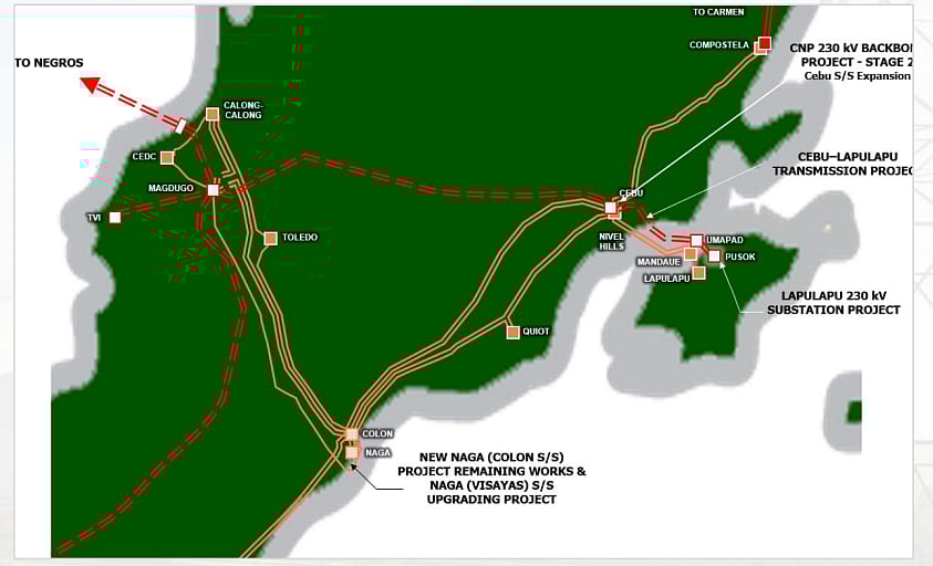 Tieza works to resolve differences with NGCP on Cebu-Magdugo transmission line project