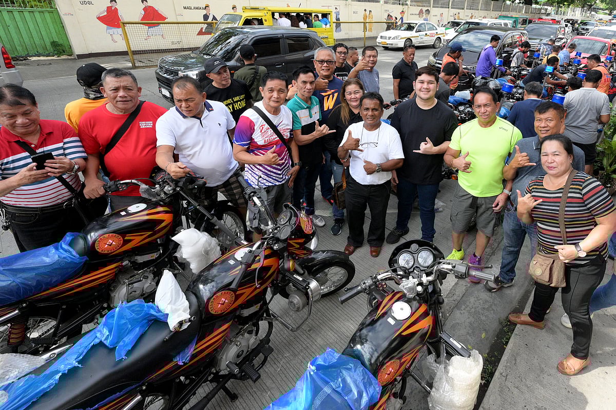 Rep. Duterte Boosts Brgy Police with Motorcycle Equipment Donation