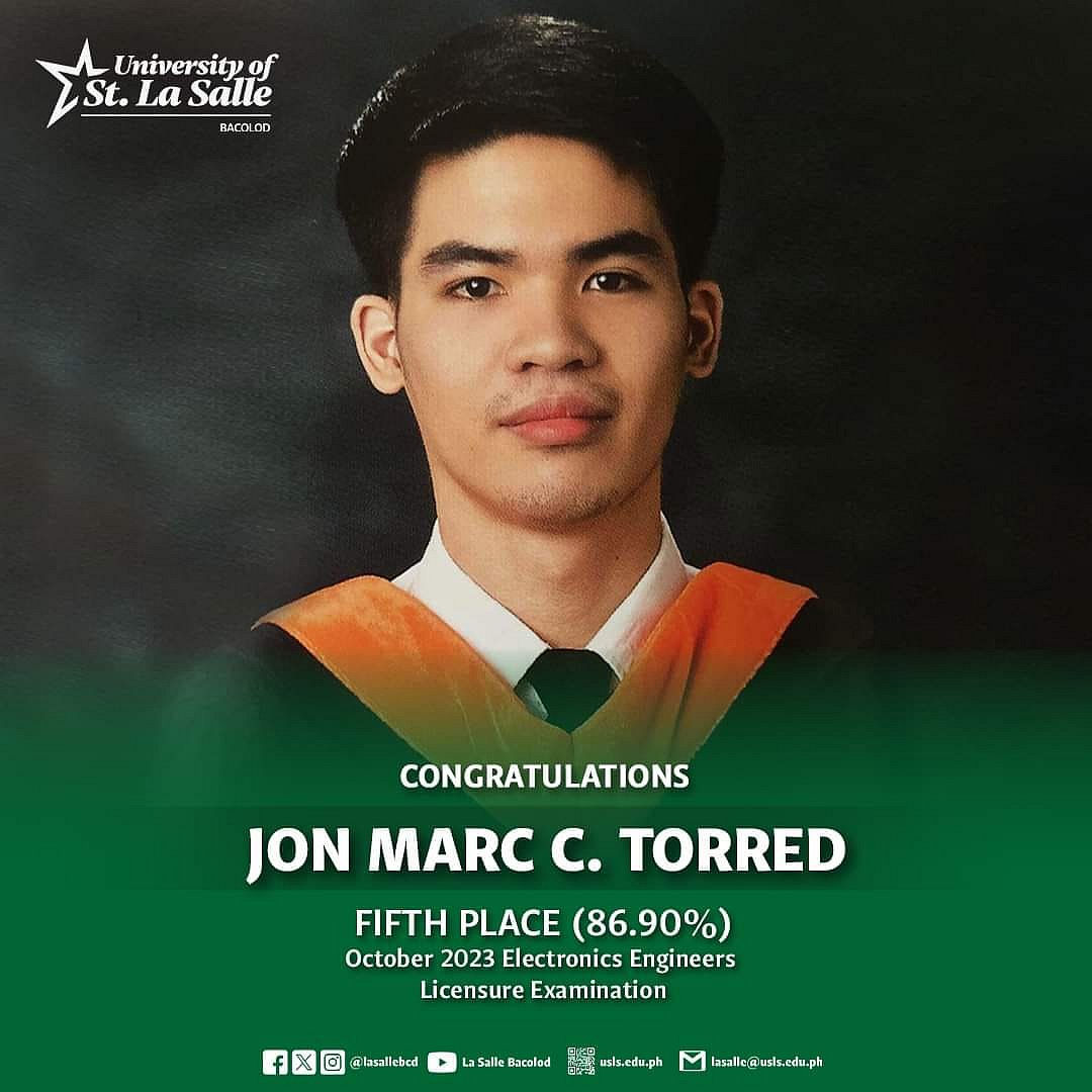 Lasallian places 5th in electronics engineers exam; USLS excels in ...
