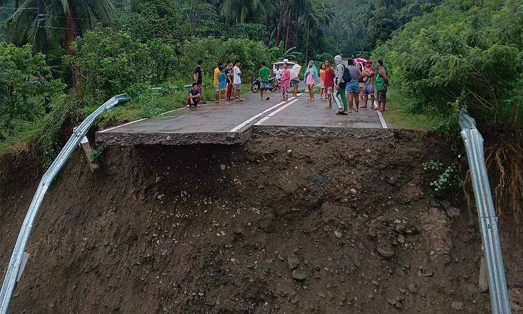 Malita bridge damaged