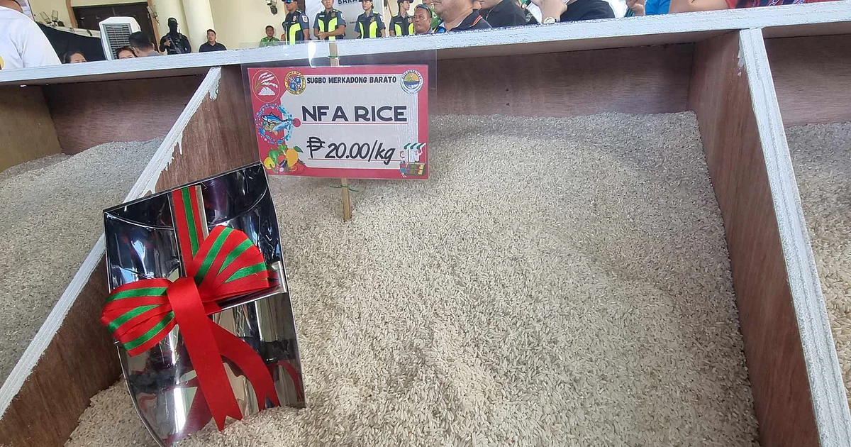 Pagbaligya sa P20/kilo nga bugas gisuspenso Pagbaligya sa P20/kilo nga bugas gisuspenso