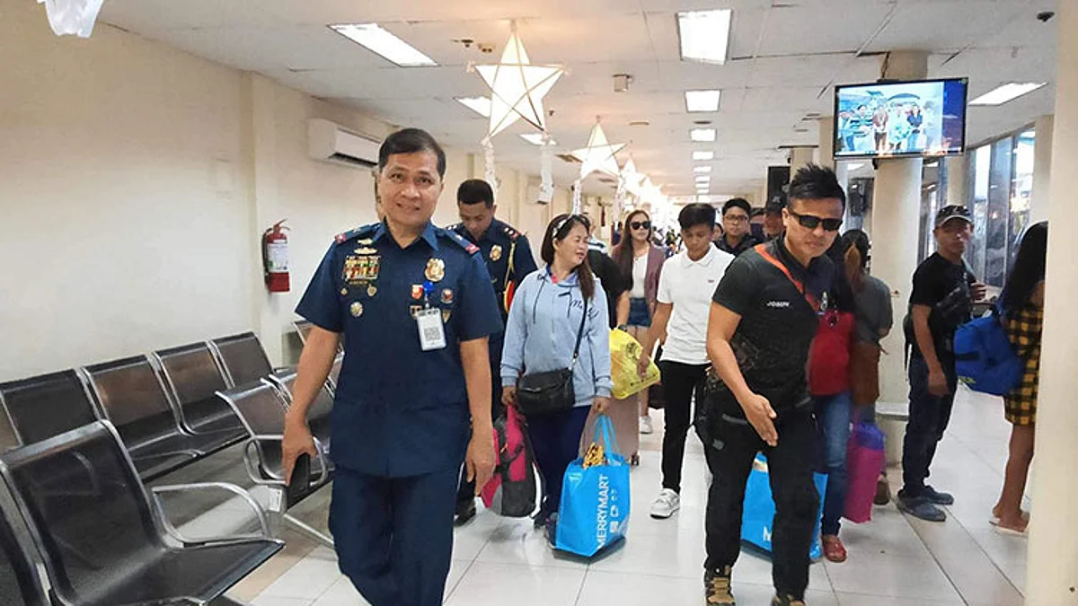Mga pantalan, terminal gihugtan sa pagbantay Mga pantalan, terminal gihugtan sa pagbantay
