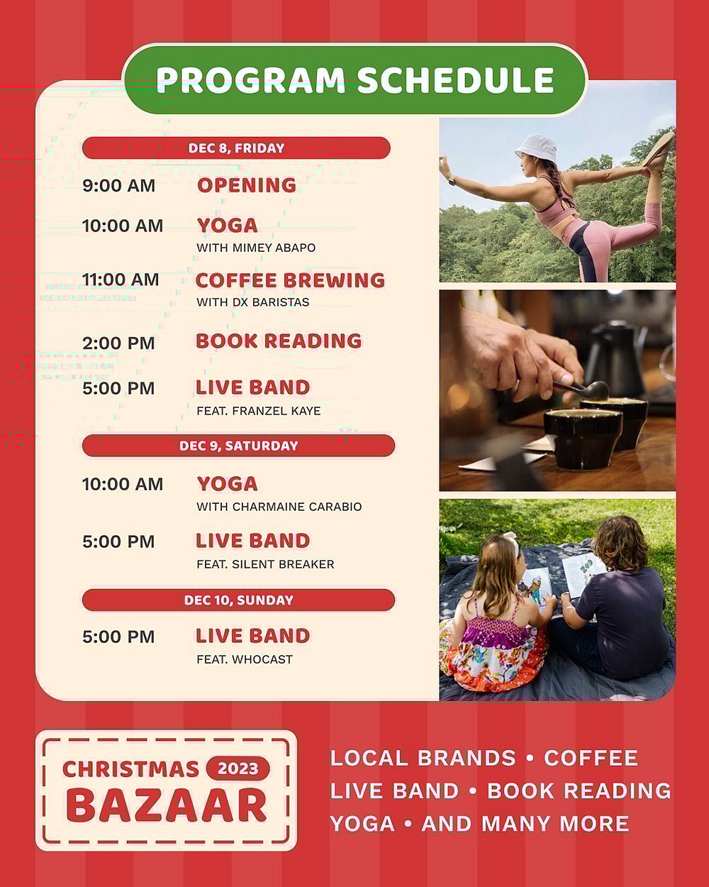 Celebrate the spirit of Christmas at Deck Xero's Christmas Bazaar