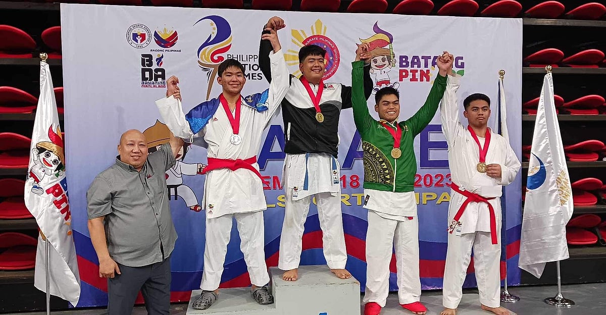 Karatekas deliver 4 golds, 3 bronzes for Davao City