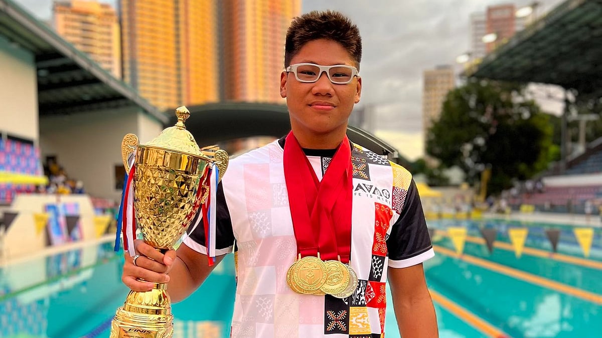 Davao City swimmer Paolo Miguel Labanon bag 6 golds, 1 silver to claim ...