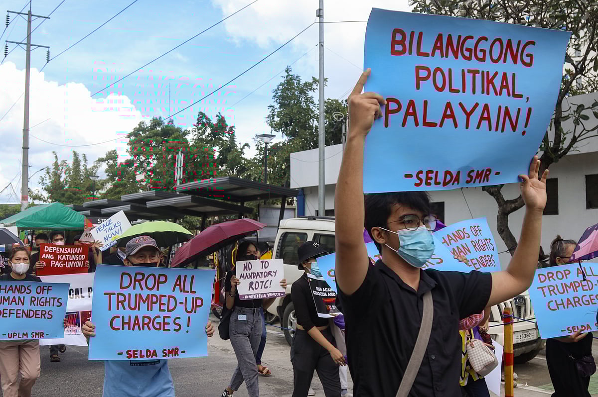 Protest Rally for Political Prisoners: Progressive Groups Express ...