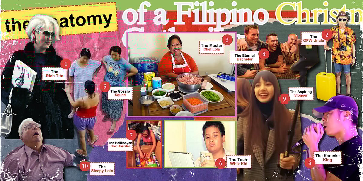 Unveiling the Quirky Characters of a Filipino Christmas Gathering: A ...
