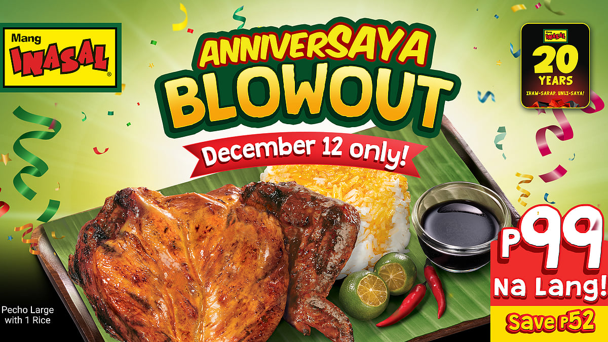 Mang Inasal Celebrates 20th Anniversary with Exciting Blowout: Enjoy ...