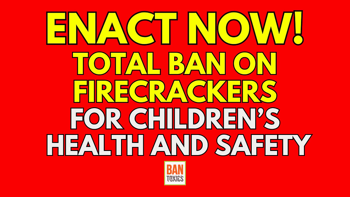 BAN Toxics Supports DILG's Call for Nationwide Firecracker Ban