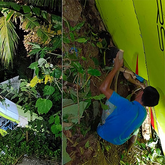 Ceres bus plunges into ravine in Antique; 17 confirmed dead