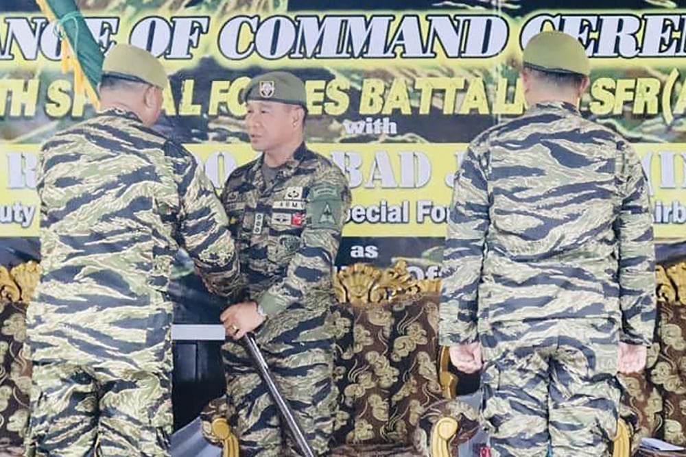 Philippine Army names new 4SFBn commander