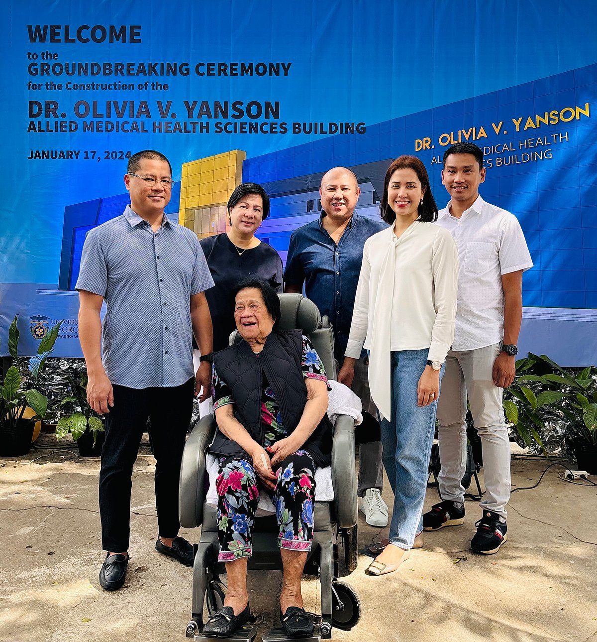 Dr. Olivia V. Yanson Donates Allied Medical Health Services Building to ...