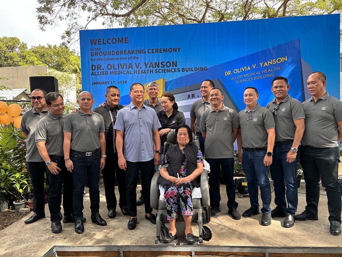 Dr. Olivia V. Yanson Donates Allied Medical Health Services Building to ...