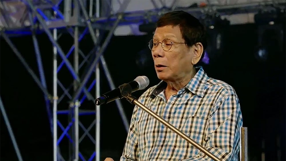 Rodrigo Duterte tags Bongbong Marcos as ‘bangag,’ ‘drug addict’