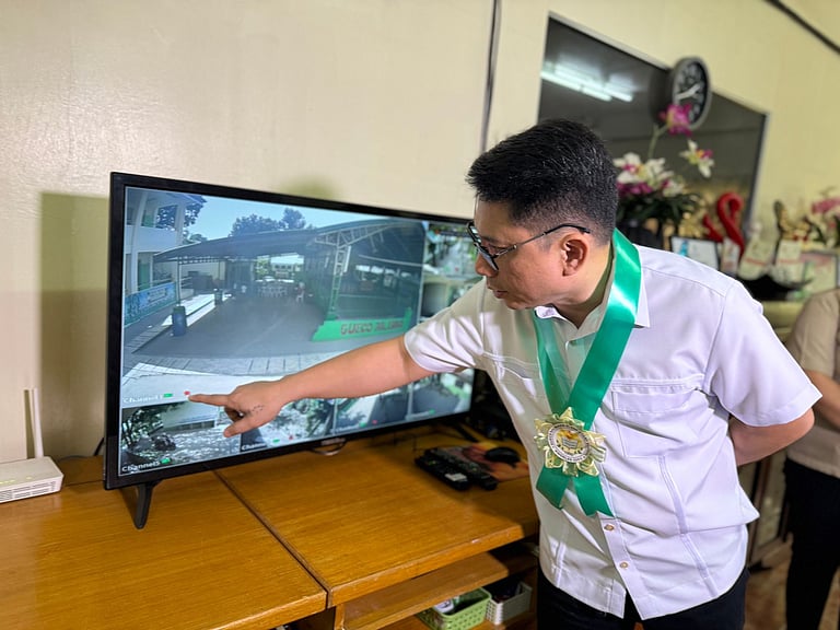 CCTV system installed in Balibago elementary school