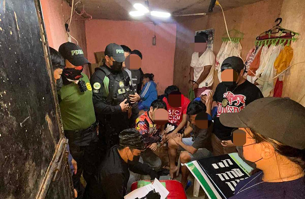 7 persons nabbed in drug den raid in Barangay Duljo Fatima